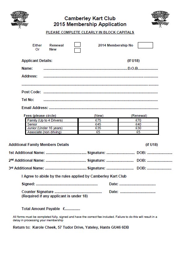 CKC | CAMBERLEY KART CLUB